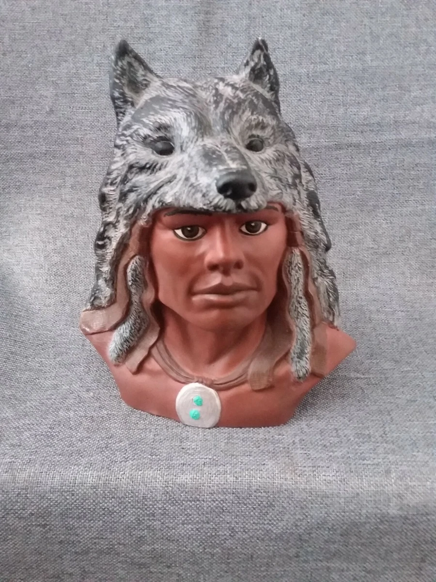 Native Wolf Head