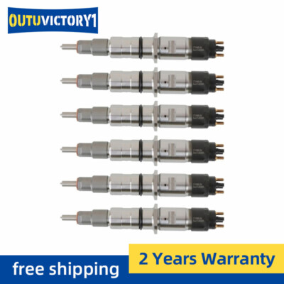 6PCS Fuel Injector for Cummins Engine Komatsu 0445120305 5268436 6746 ...