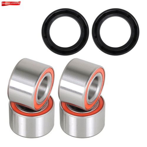 Four Wheel Bearings & Seals For 2013-2015 Maverick 1000 #293350040 ...