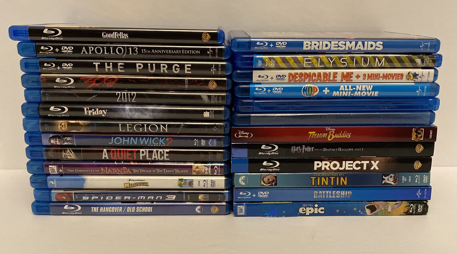 LOT OF 26 BLU-RAY MOVIES GREAT CONDITION - A FEW ARE SEALED NEW ACTION ...