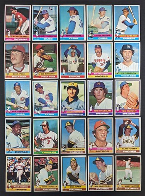 1976 Topps Baseball Set Break 25 Cards | eBay