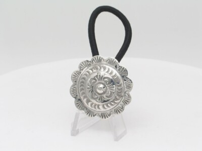 Native American Navajo Handmade Sterling Silver Ponytail Holder | eBay