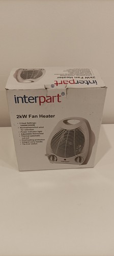 Interpart 2kw Fan Heater - white | eBay UK