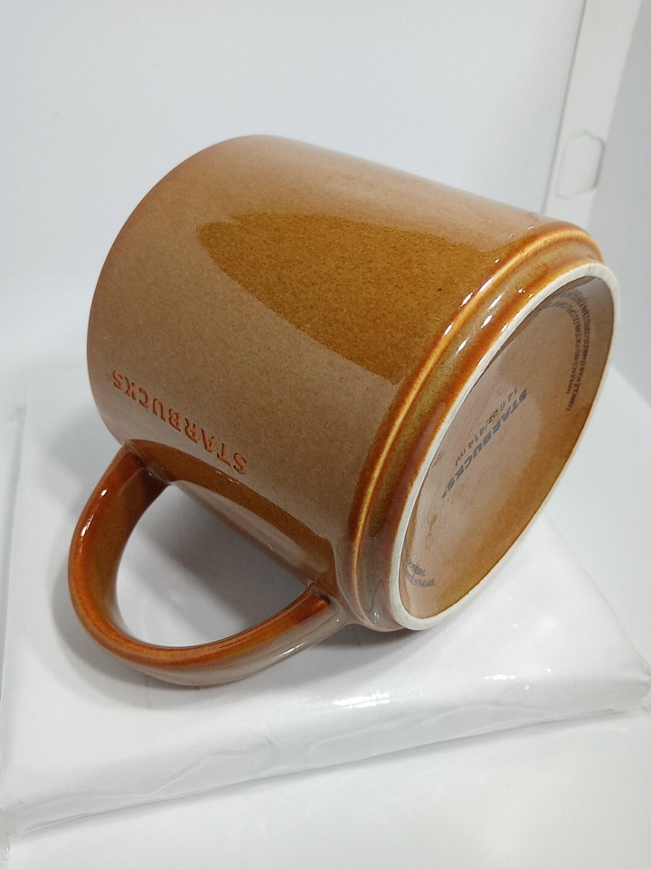 STARBUCKS COFFEE MUG. STARBUCKS MUG. STARBUCKS ORANGE Deco Mug. B308 | eBay