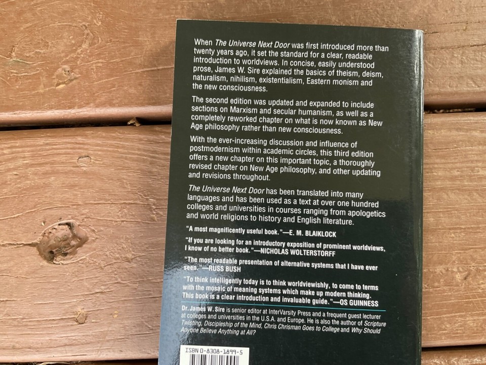 The Universe Next Door : A Basic Worldview Catalog by James Sire Third ...