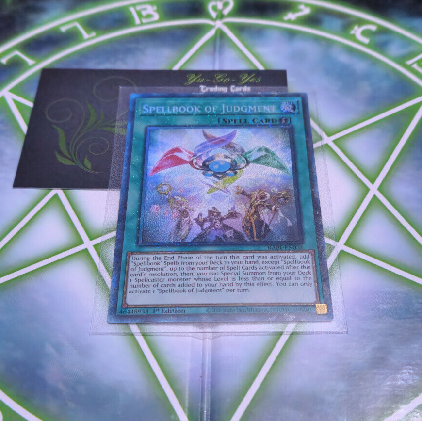 RA01-EN054 Spellbook of Judgment Collectors Rare 1st Edition YuGiOh ...