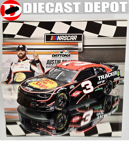 AUSTIN DILLON 2021 DUEL WIN DAYTONA RACED VERSION BASS PRO SHOPS 1/24 ...