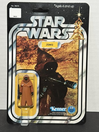 Star Wars 1977 Jawa Action Figure - On Custom Novelty 12bk & Vinyl Cape ...