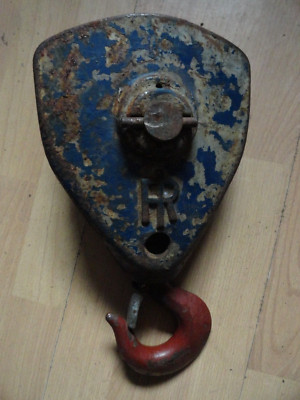 Ingersoll Rand 500 Pound Sheave Lifting Hook Used Set Fast Free ...