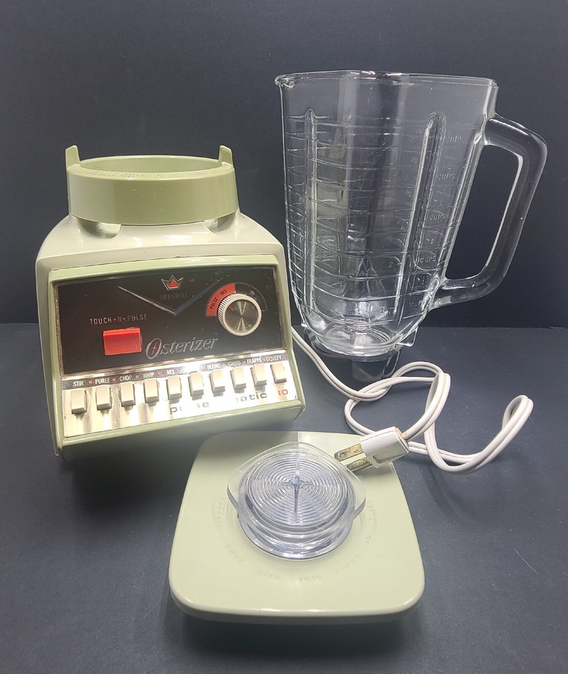Osterizer Imperial Pulse Matic 10 Vintage Blender Touch-N-Pulse Tested ...