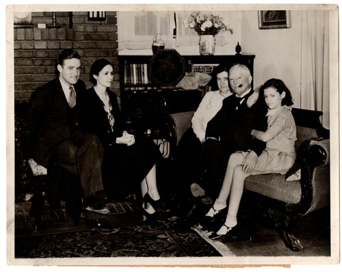 Original Press Photo American Speaker John Nance Garner & Family 11.10. ...