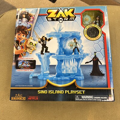 New Zak Storm Sino Island Action Figure Playset - Zag Heroez Bandai ...