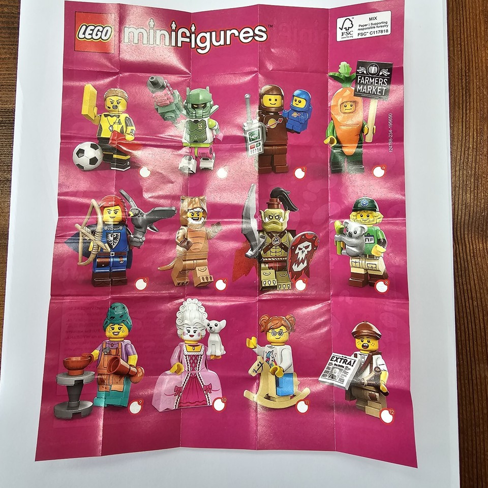 Newspaper Kid LEGO 71037 Minifigure Series 24 New CMF GREAT GIFT IDEA ...