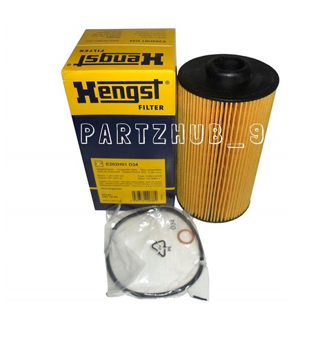 FOR BMW 4.4L ENGINE E38, E39, X5, OEM HENGST OIL FILTER 11427510717 ...