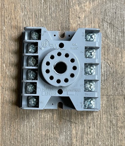 POTTER & BRUMFIELD 27E123 RELAY SOCKET BASE 11 PIN 10A 300V | eBay