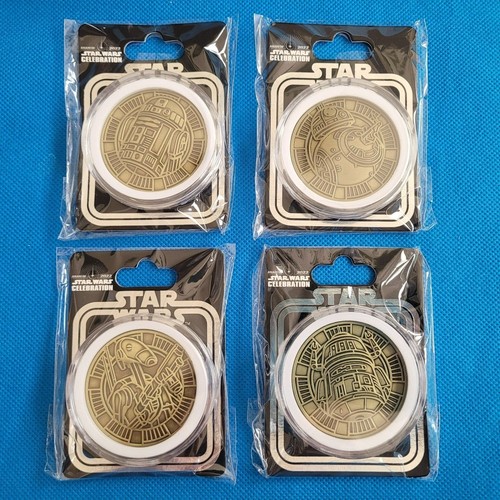 STAR WARS CELEBRATION ANAHEIM 2022 COMPLETE DAILY DROID COIN SET ...