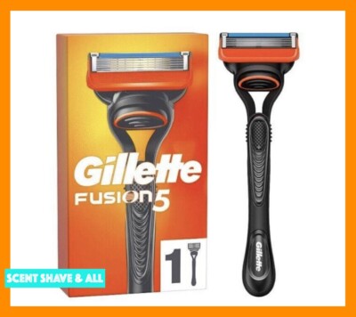 GILLETTE FUSION5 SHAVING RAZOR HANDLE PLUS 1 BLADE SET GENUINE FAST ...