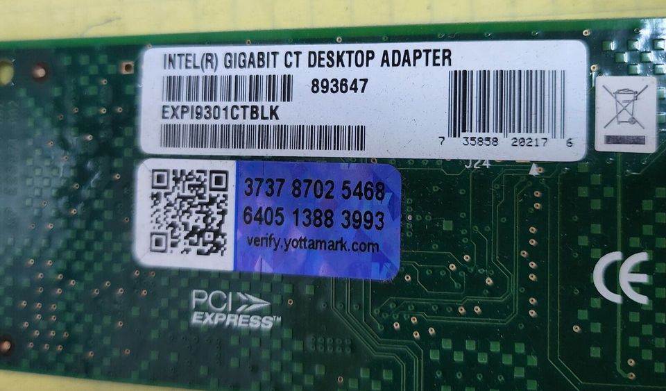 2x Intel EXPI9301CTBLK MM# 893647 Gigabit CT PCIe Desktop Adapters | eBay