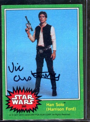 Vic Armstrong Star Wars Han Solo 1977 Topps Signed Card Authentic ...