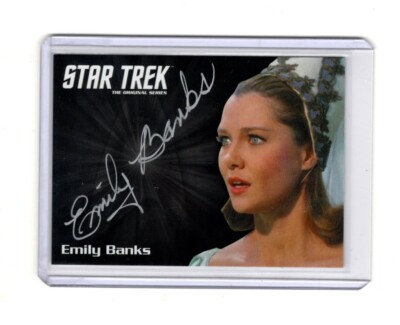 STAR TREK TOS CAPTAINS COLLECTION EMILY BANKS AUTOGRAPH SILVER (1933 ...