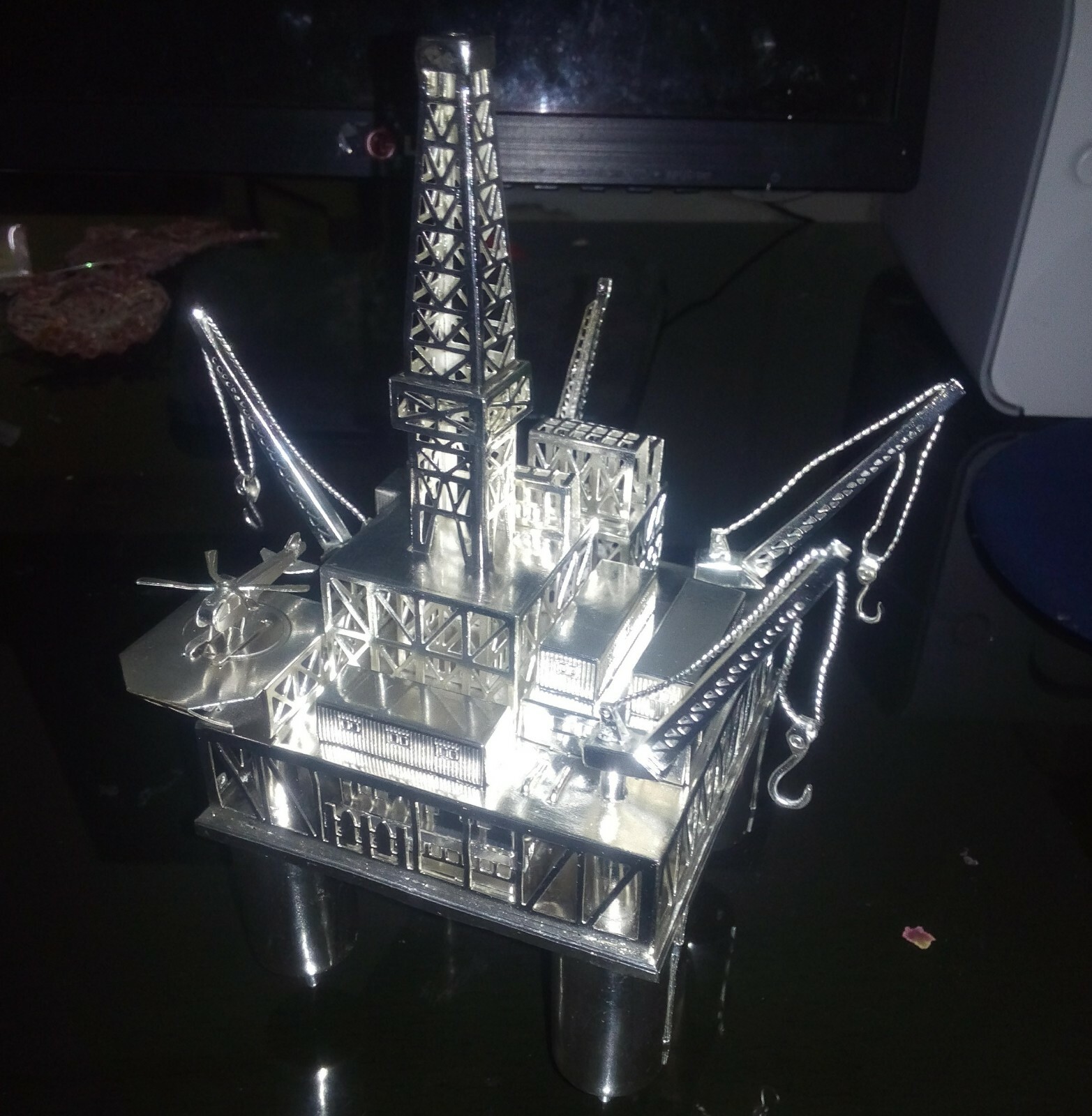 Jack Up Rig Miniature - OffShore Drilling Rig Oil | eBay