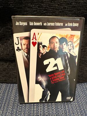 21 DVD - 21 Movie - Jim Sturgess Kate Bosworth Kevin Spacey - NEW ...