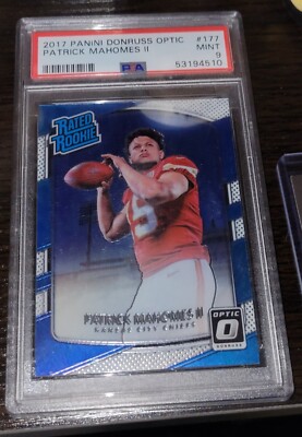 2017 Donruss Patrick Mahomes Rated Rookie PSA 9 Mint #327 | eBay