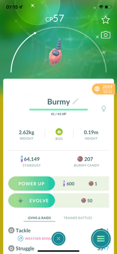Pokemon TRADE - Shiny Burmy Trash Female from 2019! Guaranteed Lucky ...