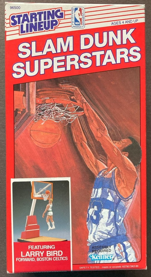 1989 Kenner SLU Slam Dunk Superstars SET (6): Bird, Jordan, Johnson ...
