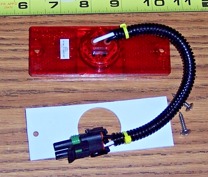 RED LED MARKER LIGHT~ REPLACES DIALIGHT 45 SERIES ~ RV GILLIG COACH 51 ...