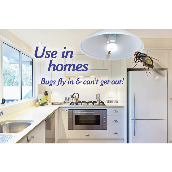 FLYLIGHT an LED Light Bulb that Vacuums Flying Bugs | eBay