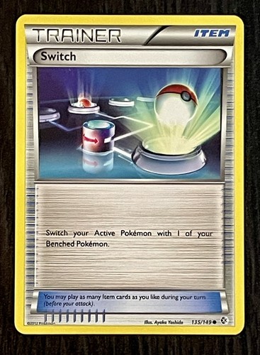 Pokemon Card Trainer Switch 135/149 Boundaries Crossed TCG Game Common ...