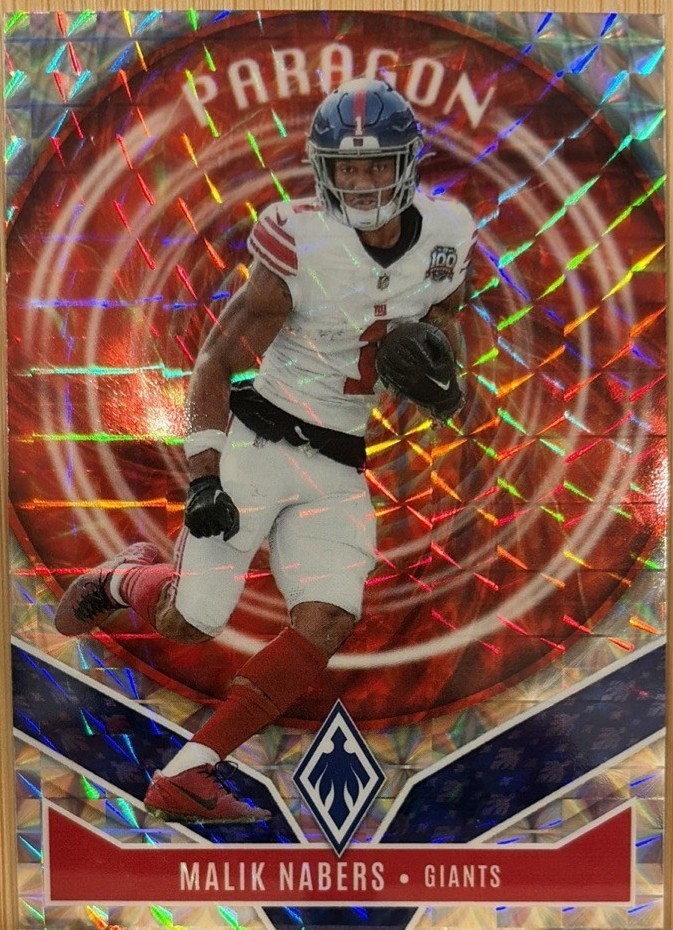 2025 Panini Phoenix - Paragon Malik Nabers #5 Silver Pyramids /299 for ...