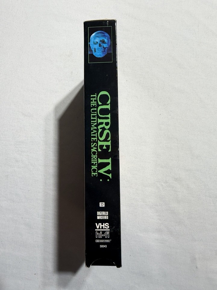 Vintage Curse IV The Ultimate Sacrifice VHS Horror Screener Not For ...