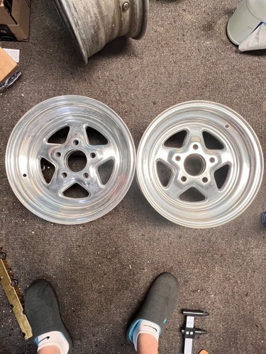 (2) 15" WELD 15x7 PRO STAR Wheels Rims 5x5 FORD GM TRUCK VAN BIG CAR | eBay