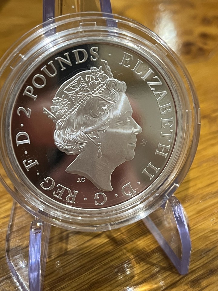 Royal Mint 2023 Tudor Beasts Yale of Beaufort Silver Proof One Ounce ...