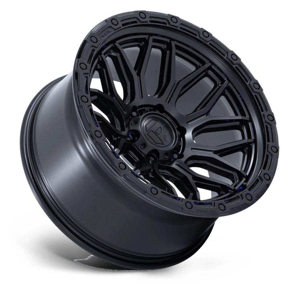20x9 Fuel Off-Road FC881 Surge Matte Black W/ Gloss Black Lip Wheel 5x5 ...