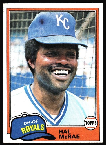 1981 Topps Hal McRae #295 Kansas City Royals | eBay