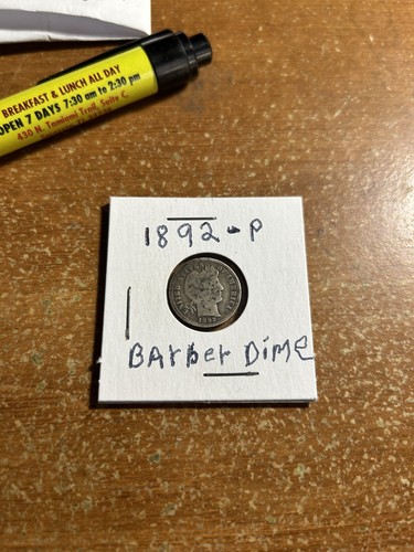 1892-S Barber Dime 132 Year Old Coin | eBay