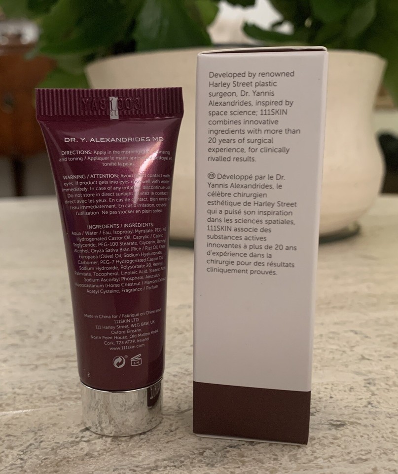 $72 111Skin Y Theorem Day Cream NAC Y² Travel Size NIB FRESH & SEALED ...
