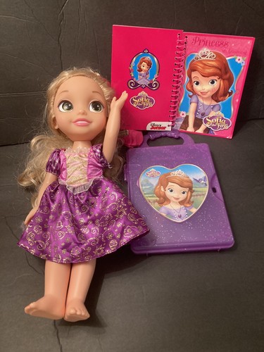 Disney Dolls Princess Sofia the First My Secret Stuff Bag & Book | eBay
