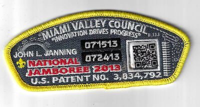 2013 National Jamboree JSP Miami Valley Council Ermal C. Fraze YELLOW ...