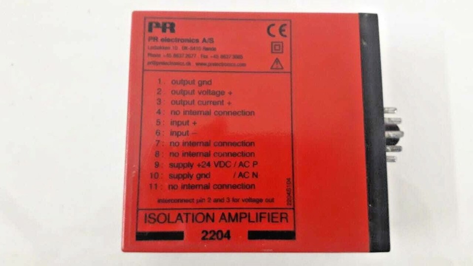 PR ELECTRONICS 2204 Isolation Amplifier New | eBay