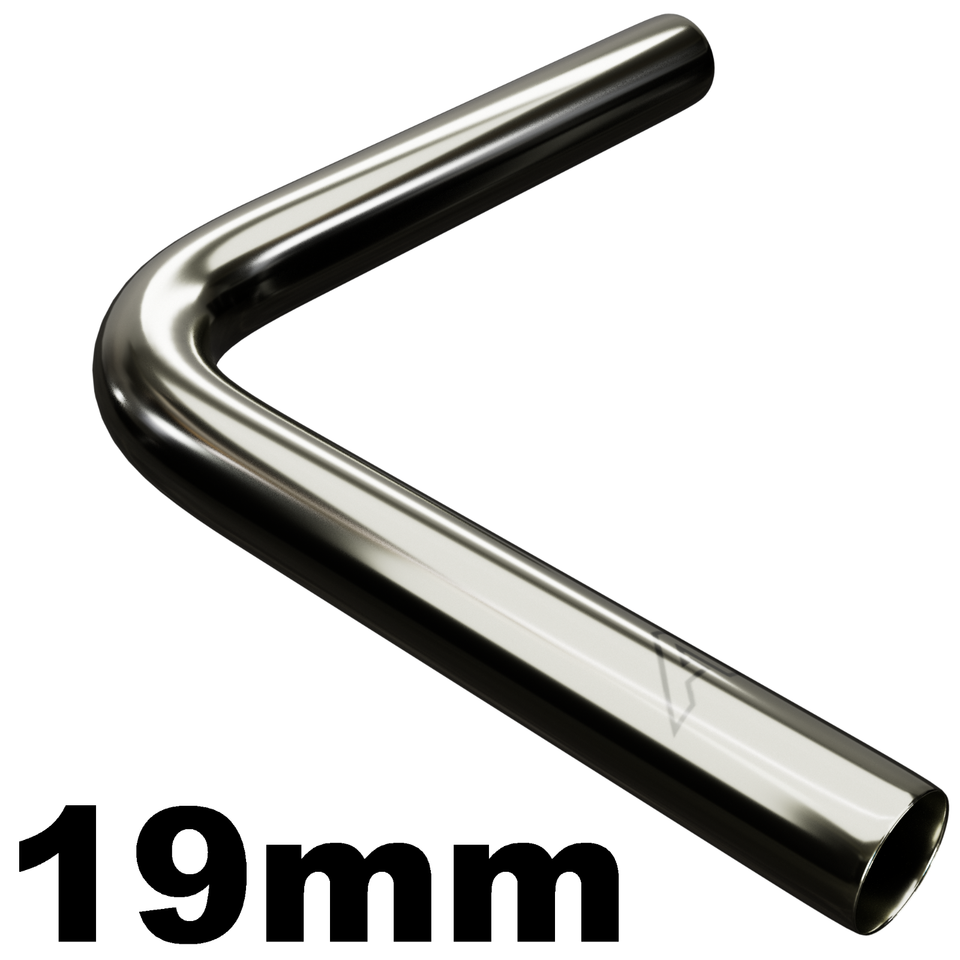 45 90 Degree 304 Stainless Steel 1D Polished Mandrel Exhaust Pipe Bend ...