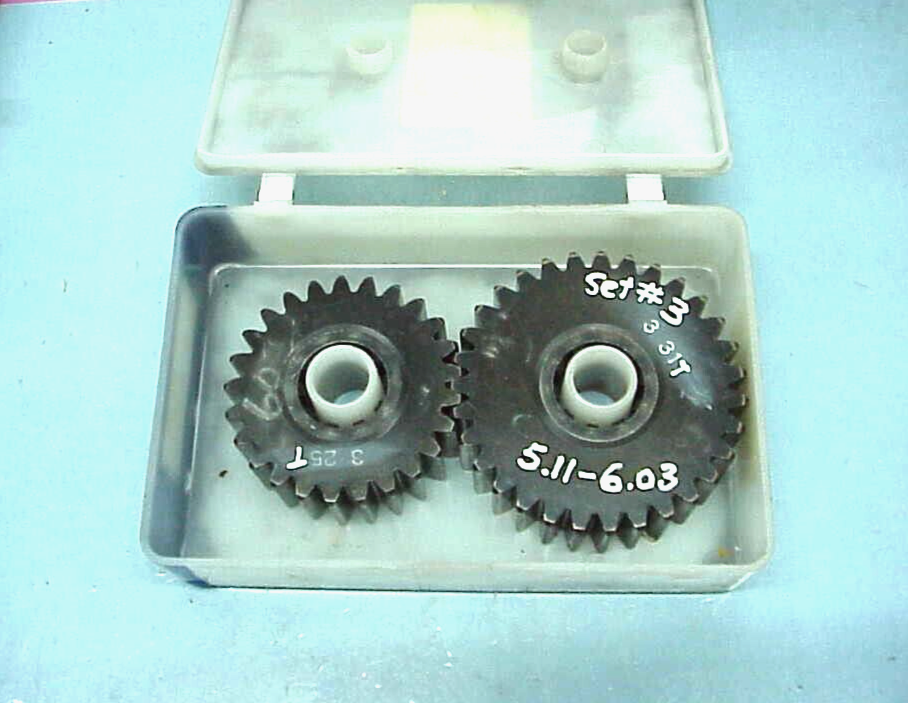 Set #3 Quick Change Rear End Gears 5.11-6.03 10 Spline & Case | eBay