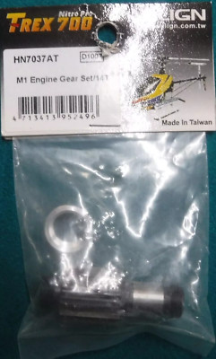 Align Trex 700 Nitro Pro M1 Engine Gear Set/14T HN7037AT new D1007 4713413952496 | eBay