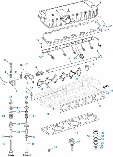 Valve Stem Seal for International Dt466 Dt466e. Pai# 492010 Ref ...