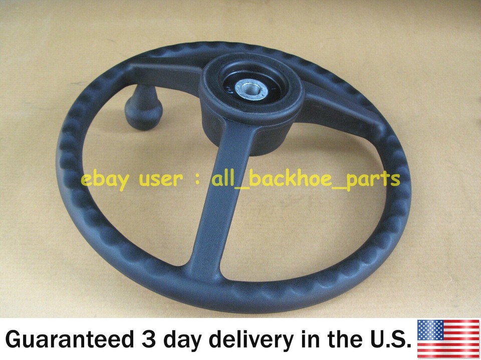 JCB BACKHOE - STEERING WHEEL WITH KNOB (PART NO. 125/34900 125/35000 ...