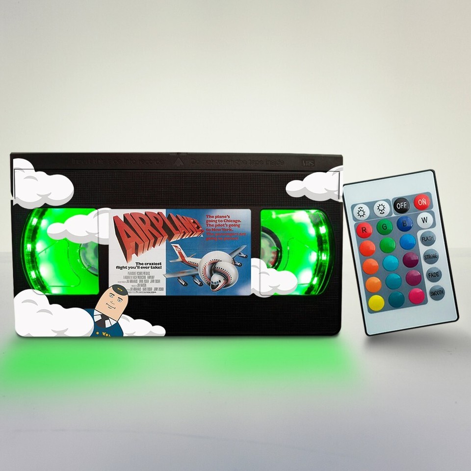 Airplane VHS tape, Blockbuster Retro VHS lamp, Gift for baby, Movie ...