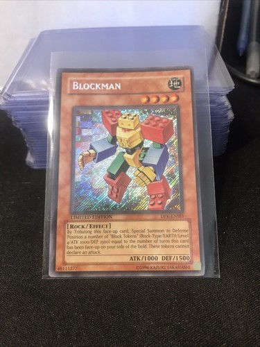 Yu-Gi-Oh! TCG Blockman (Limited Edition) DPK-ENSE1 Secret Rare Card NM | eBay